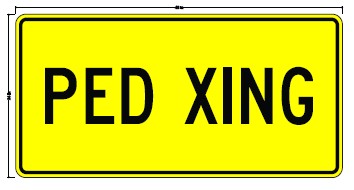 Ped Xing Sign – Cat Tracking