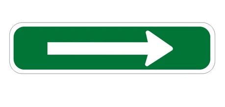G33-1 DIRECTIONAL AUXILIARY ARROW SIGN – Cat Tracking