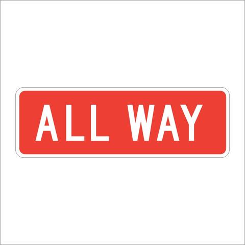 R1-3p All Way Sign – Cat Tracking